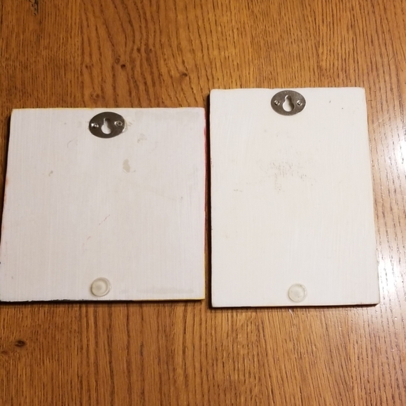 Other | 2 Plaster Like Signs | Poshmark